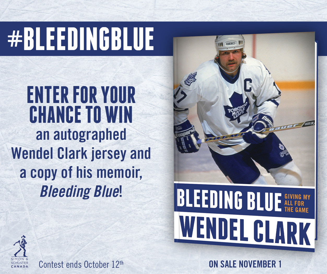 #BleedingBlue | Simon & Schuster Canada